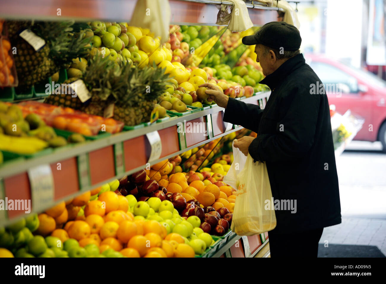A greengrocer s shop in Birmingham UK Stock Photo - Alamy