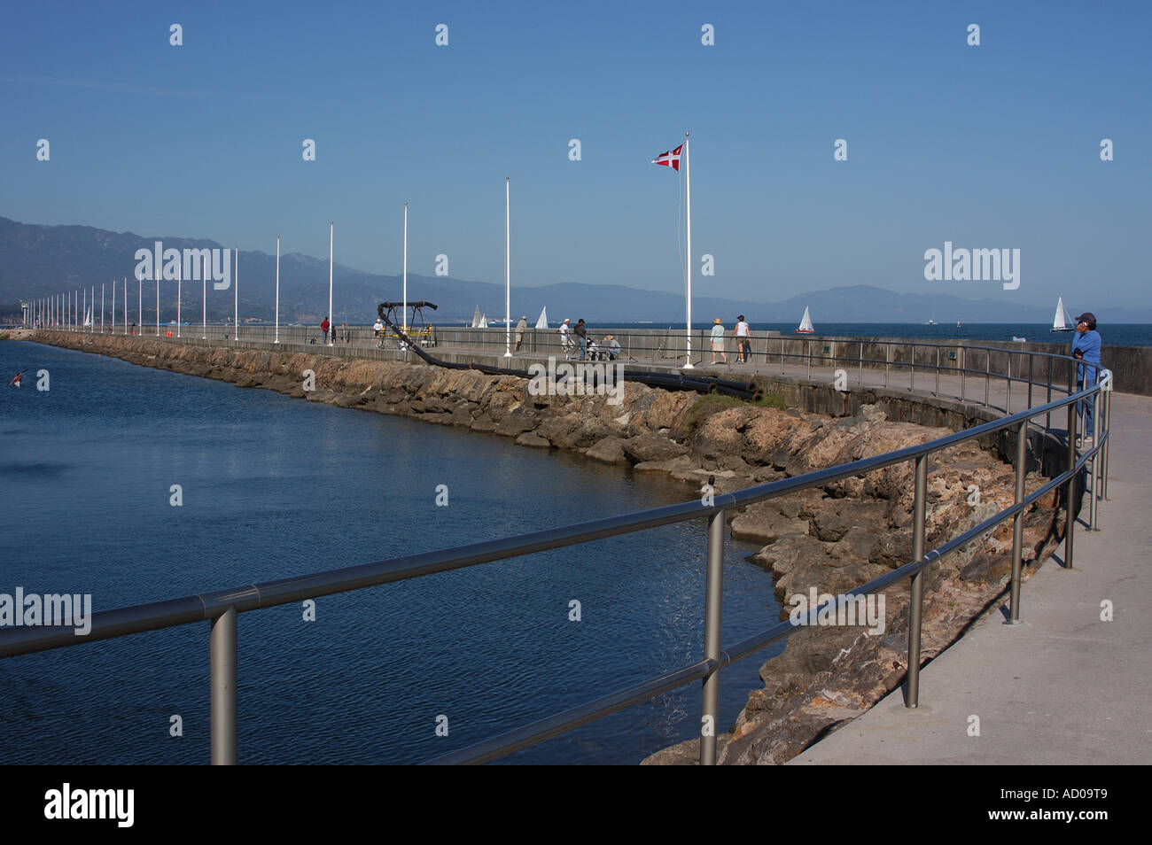 Santa barbara breakwater hi-res stock photography and images - Alamy