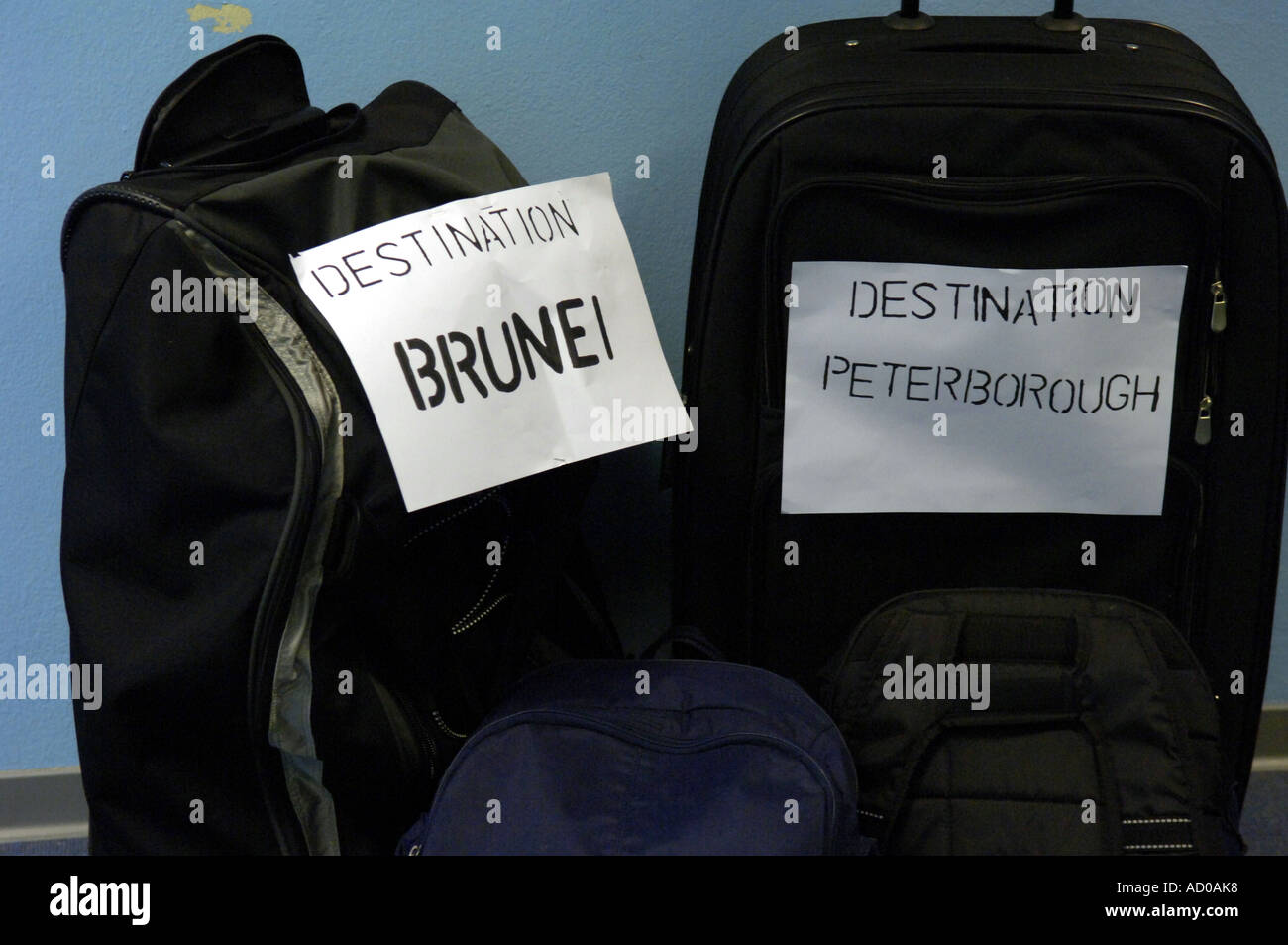 Asia luggage labels hi-res stock photography and images - Alamy