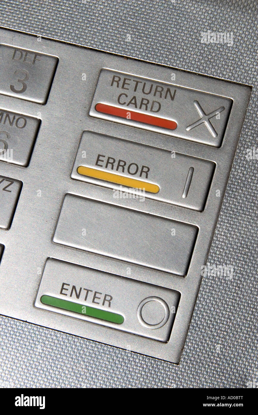 Atm Machine Keypad High Resolution Stock Photography and Images - Alamy