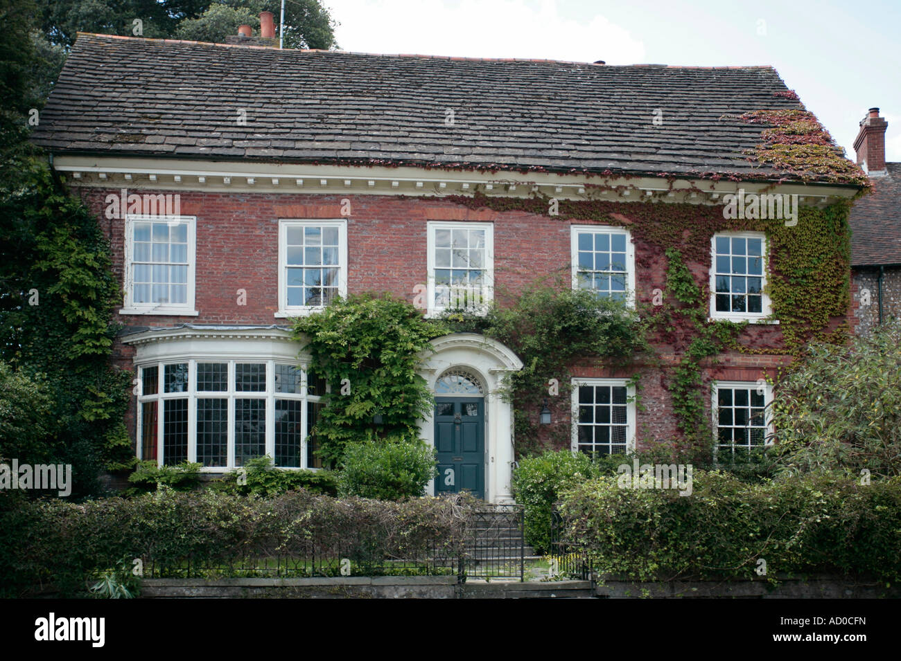 Charming Georgian town house in the Sussex town of Steyning. UK Stock ...