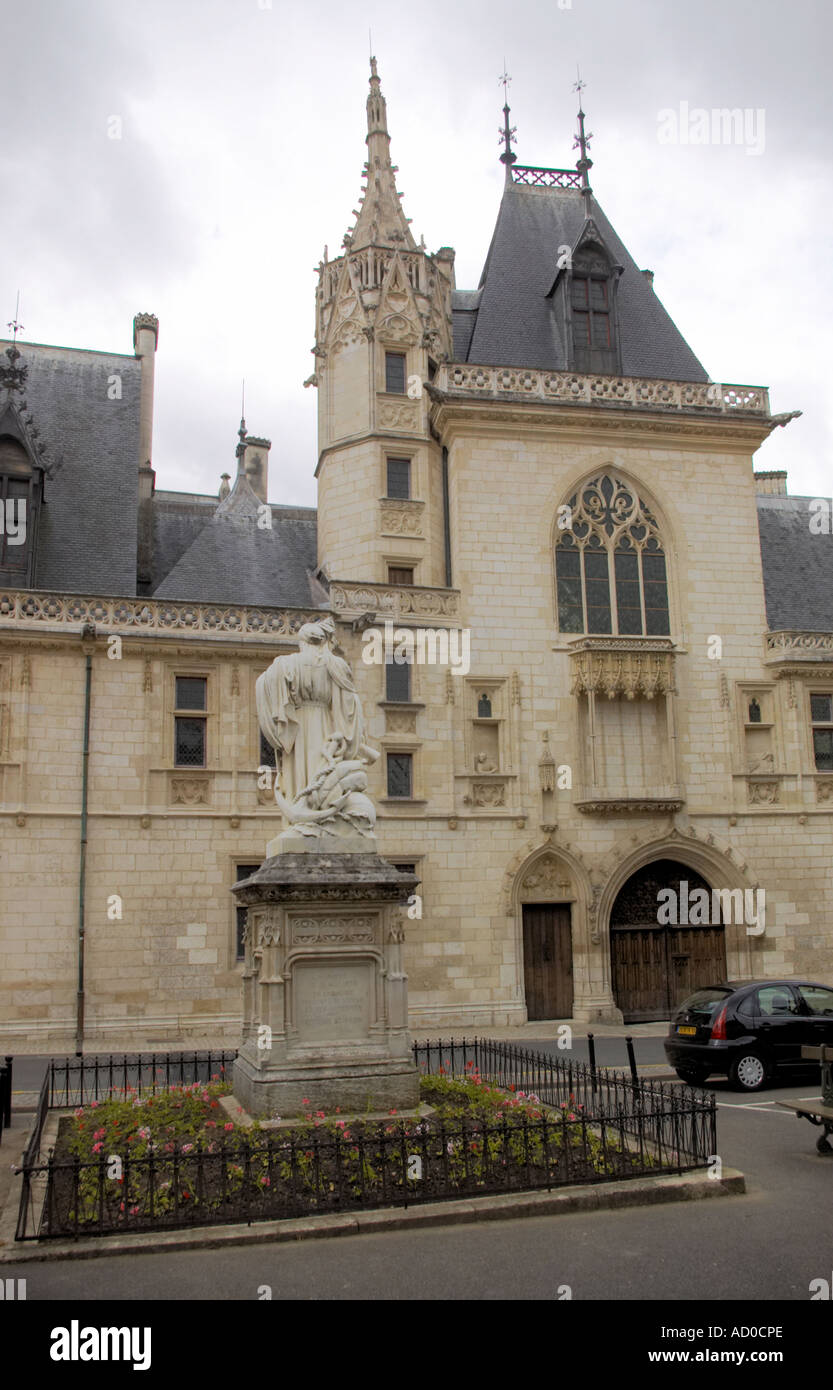 Palais de Jacques Coeur Bourges France Stock Photo - Alamy