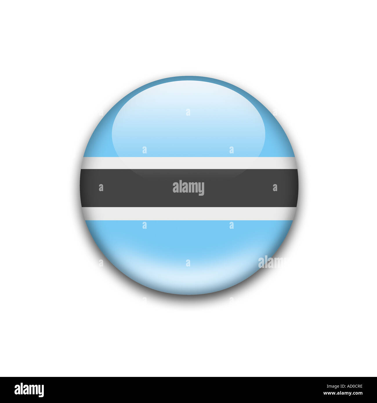 Flag of Botswana Stock Photo - Alamy