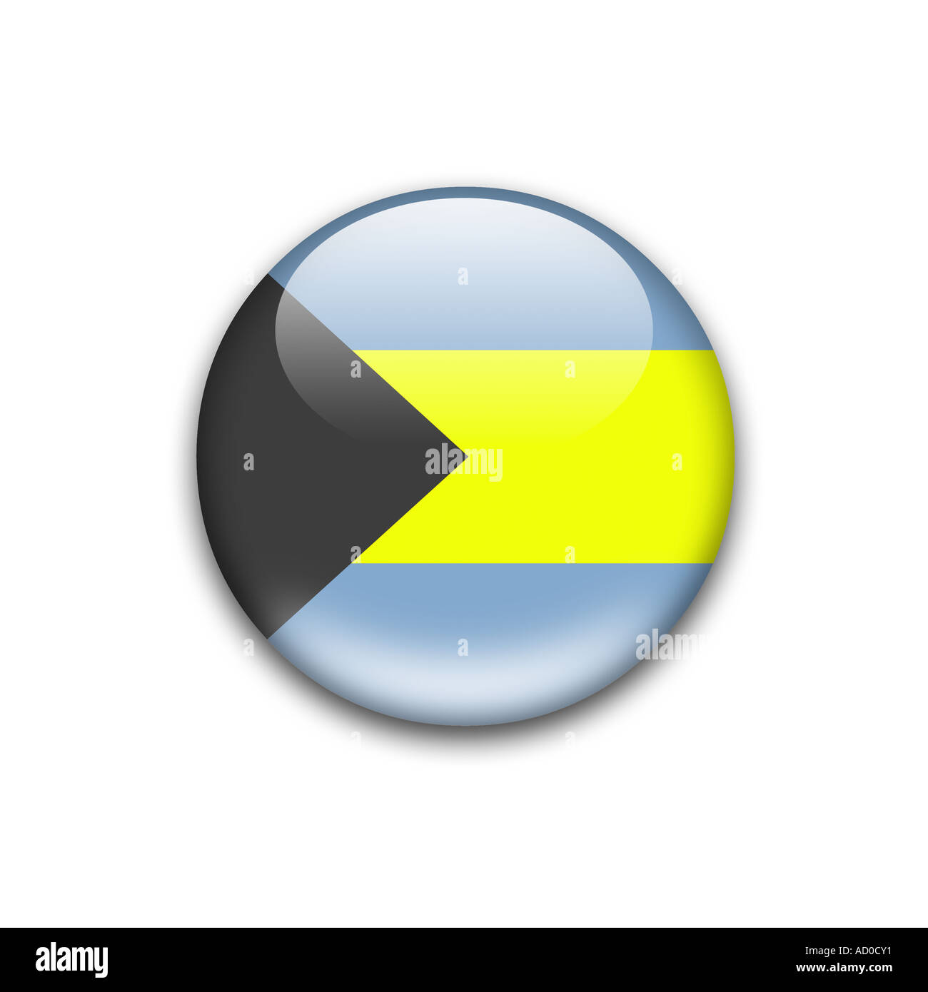 Flag of Bahamas Stock Photo - Alamy