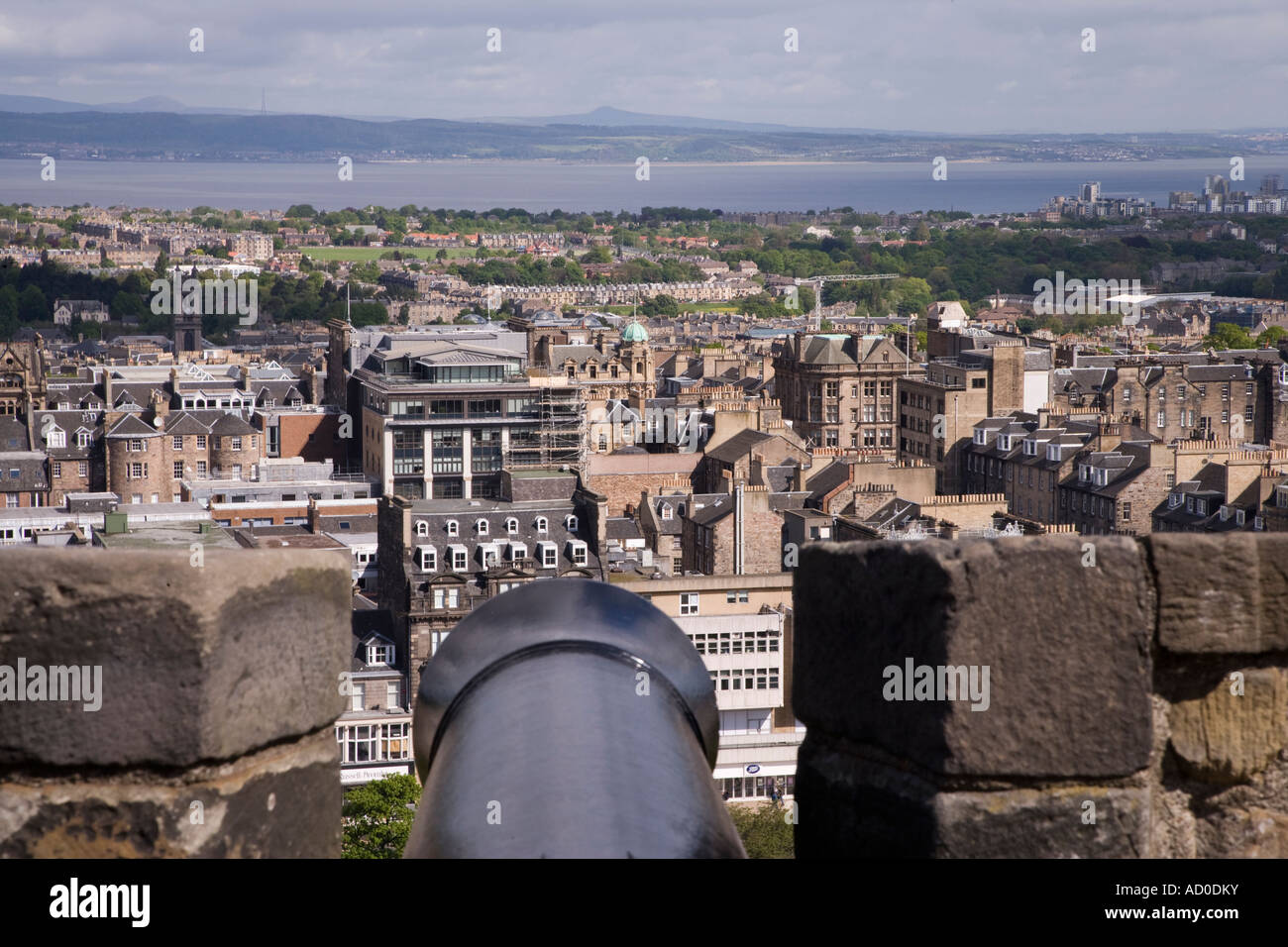 The Firth of Forth as seen from Edinburgh Castle Stock Photo - Alamy