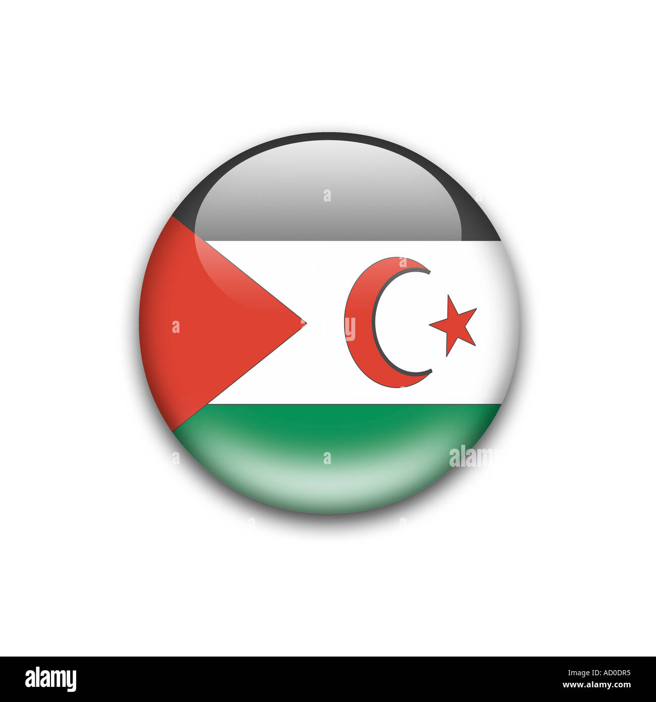 Flag of Sahara Stock Photo - Alamy