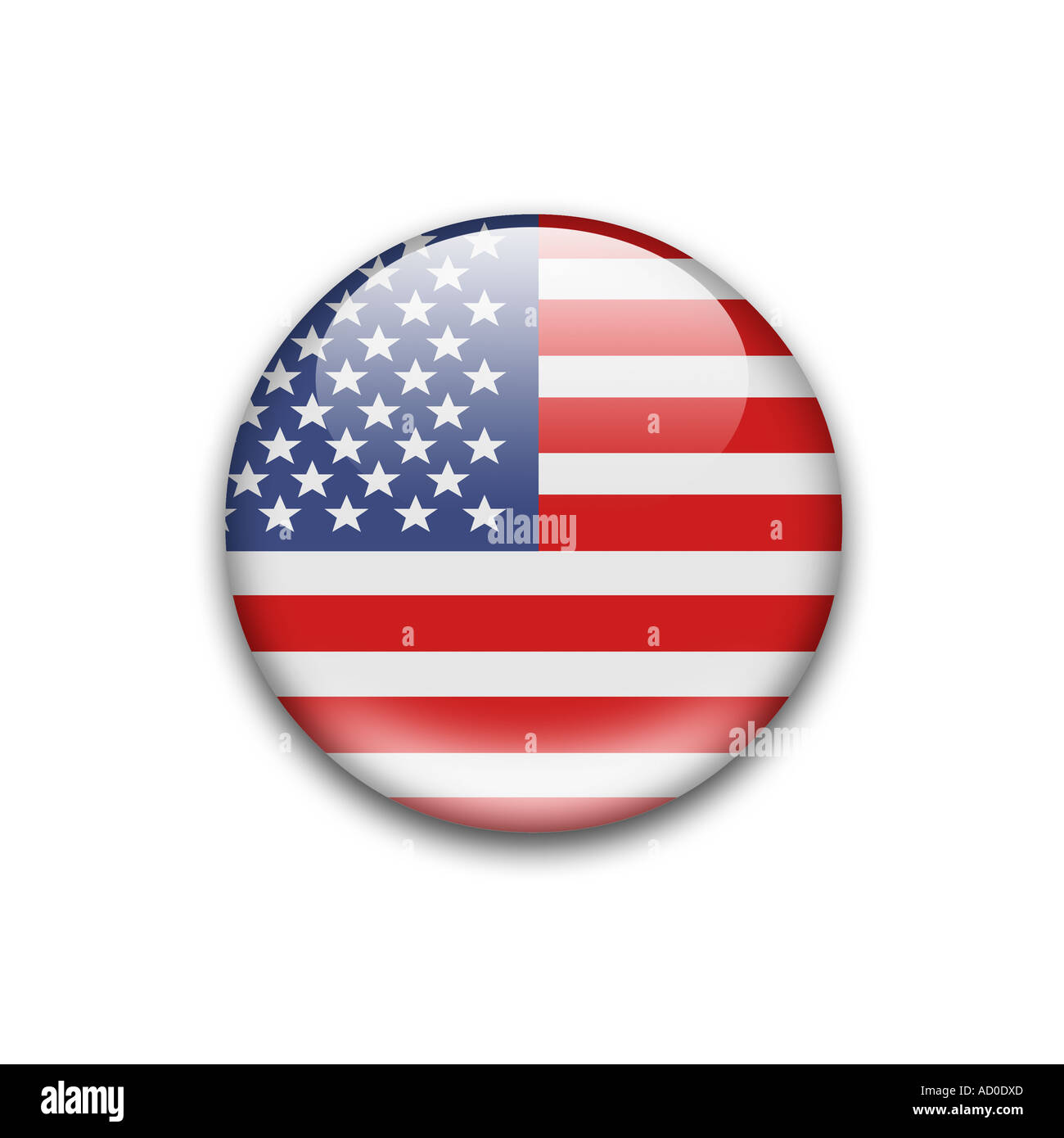 Flag of USA Unitet States of America US Stock Photo - Alamy