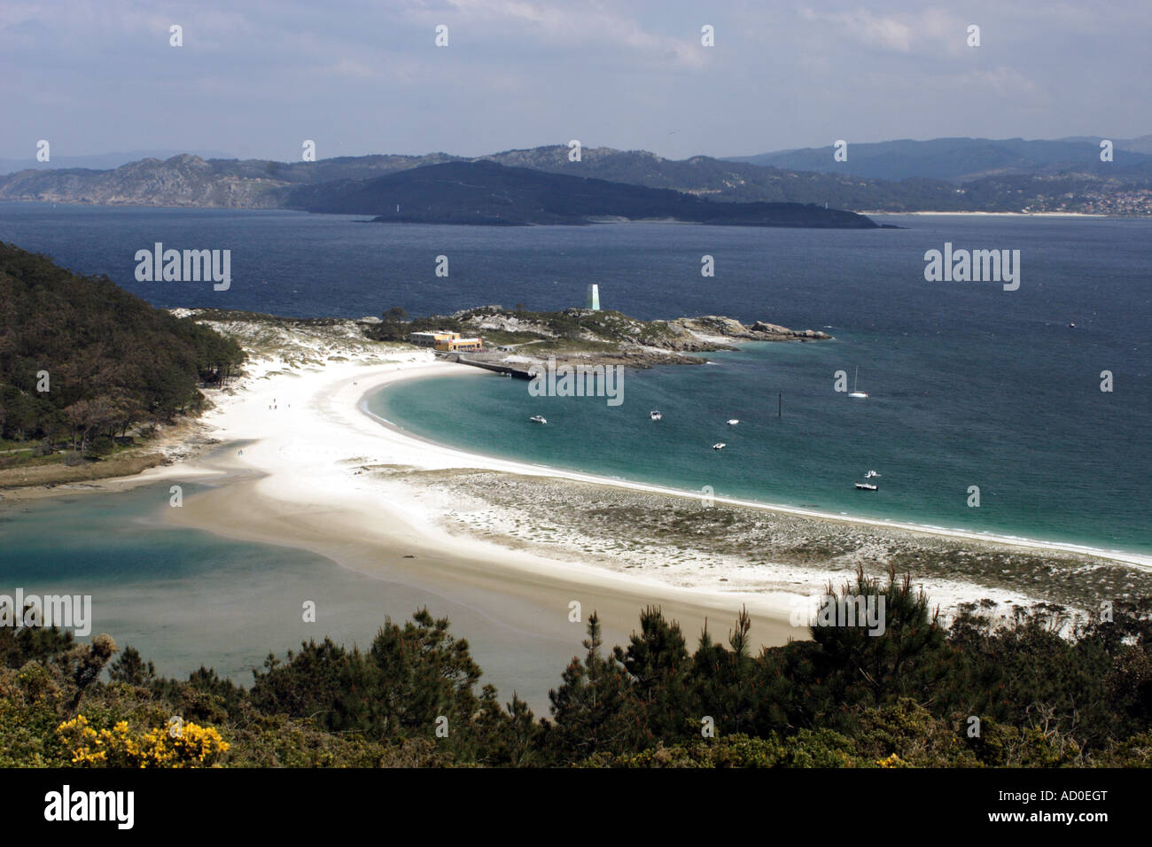 Praia das Rodas, Cies Archipelago, Spain Stock Photo - Alamy
