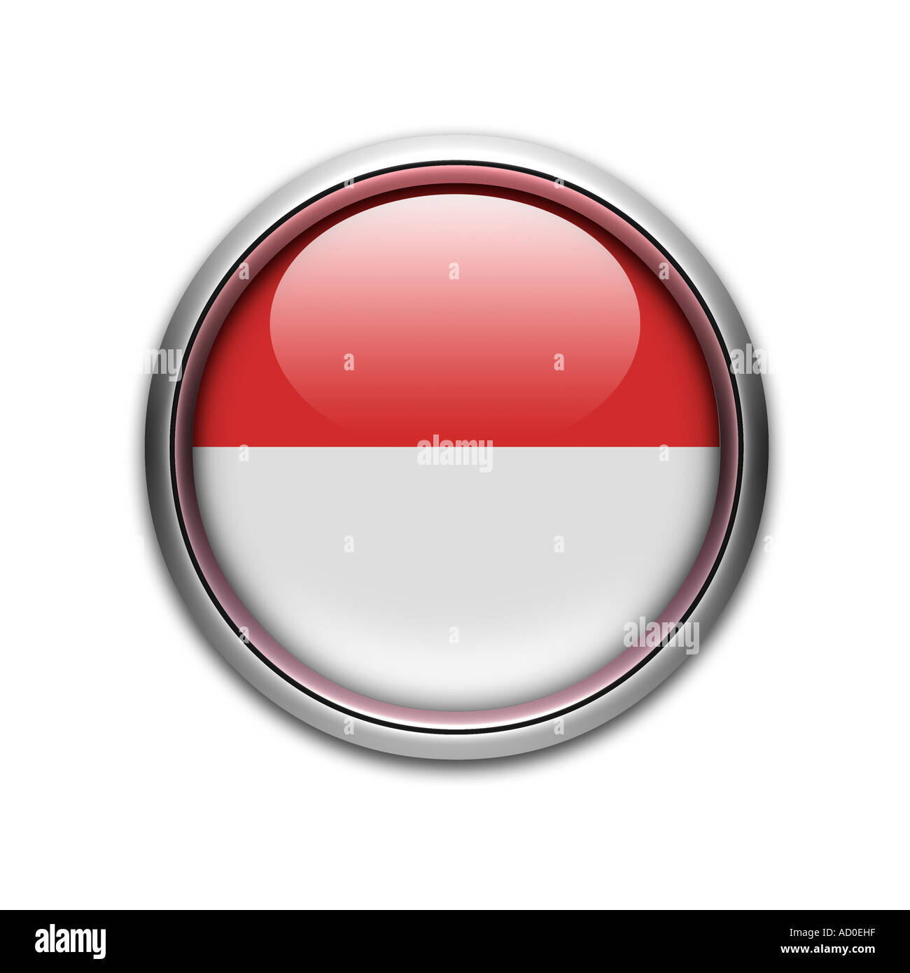 Flag of The Monaco and Flag of The Indonesia Stock Photo - Alamy