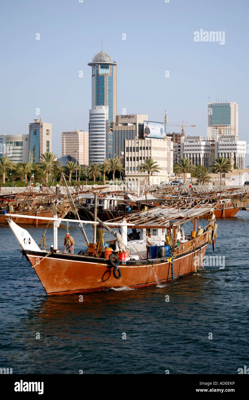 Harbour Kuwait City Stock Photo - Alamy