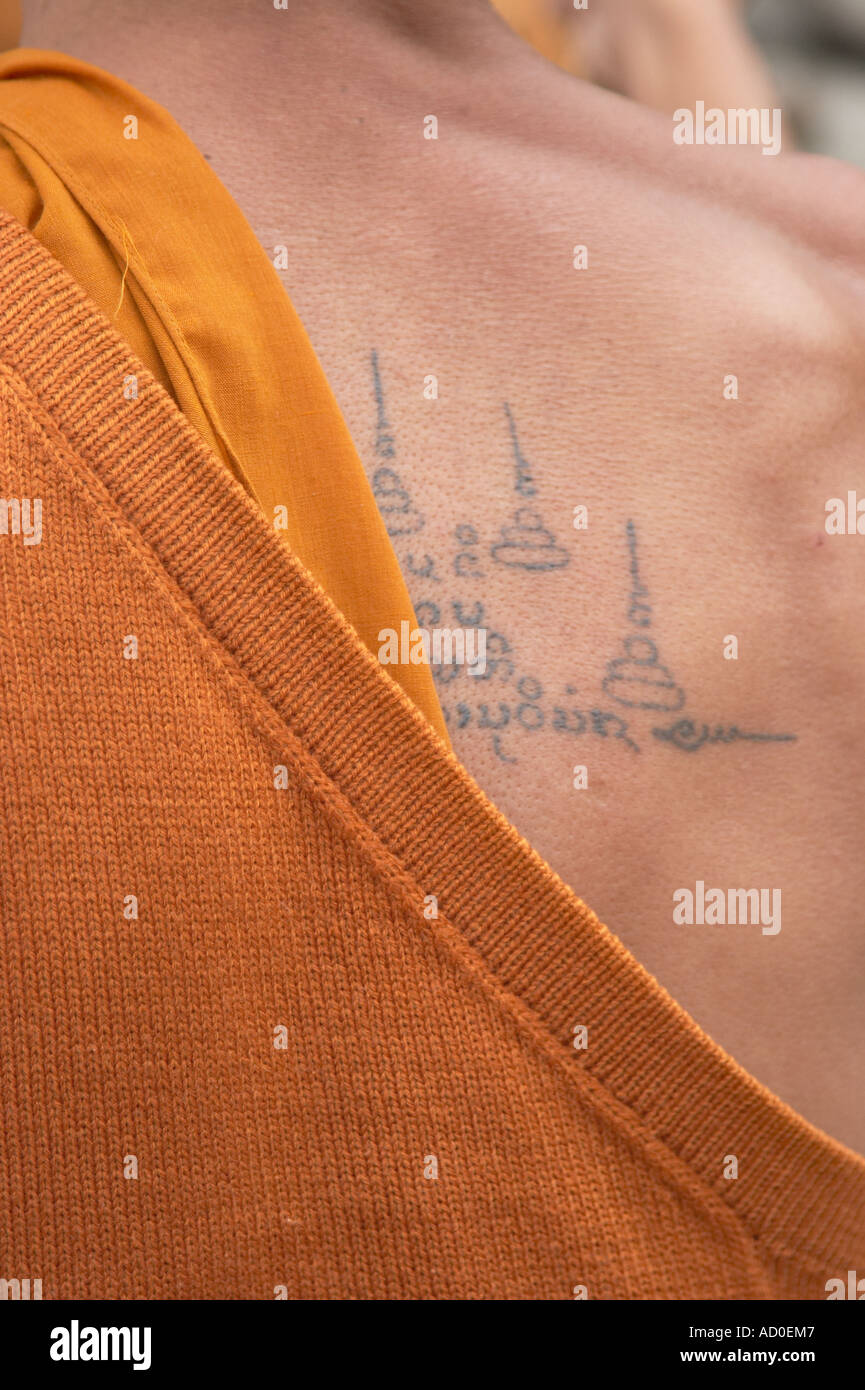 Laos tattoo hi-res stock photography and images - Alamy