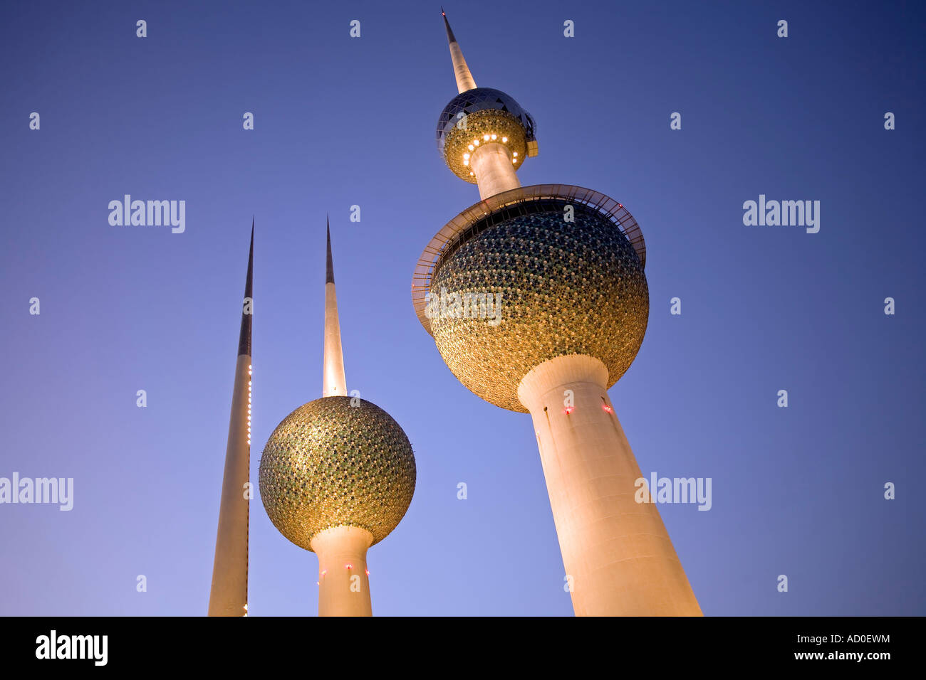 Kuwait Towers Kuwait Stock Photo - Alamy