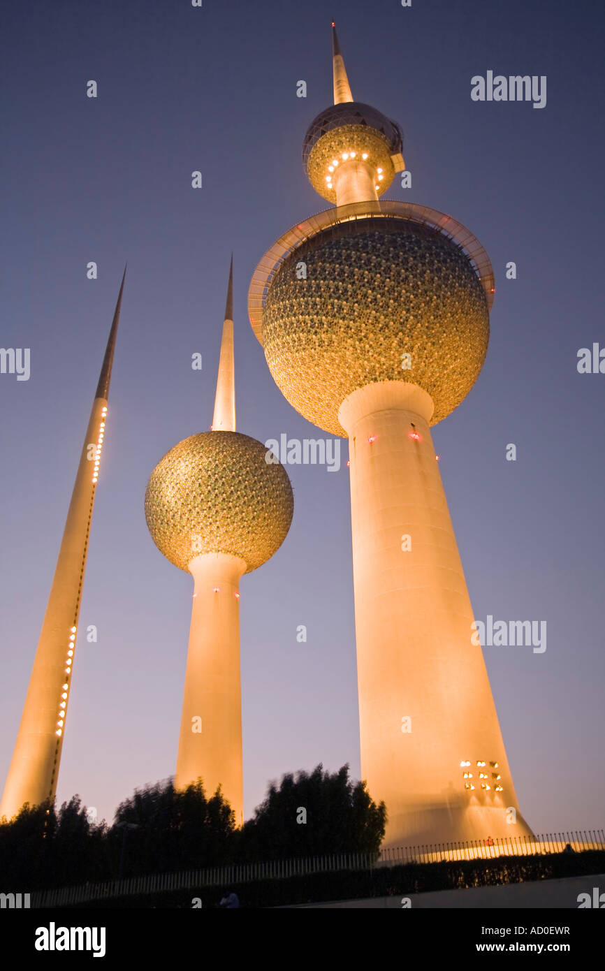 Kuwait Towers Kuwait Stock Photo - Alamy
