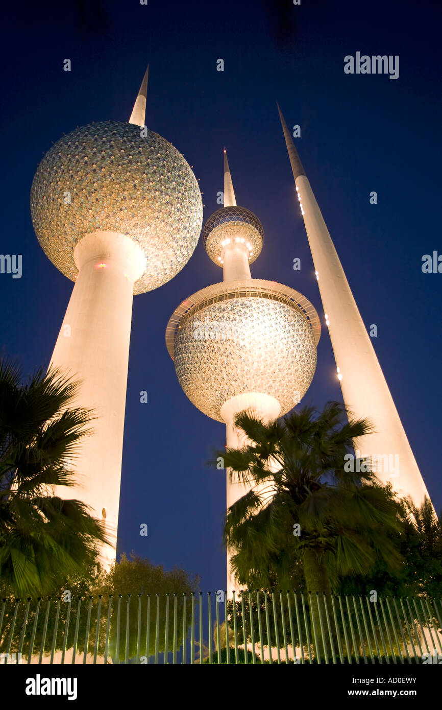 Kuwait Towers Kuwait Stock Photo - Alamy
