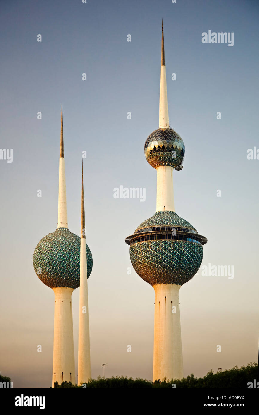 Kuwait Towers Kuwait Stock Photo - Alamy