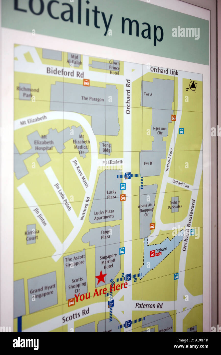 Map of orchard hi-res stock photography and images - Alamy