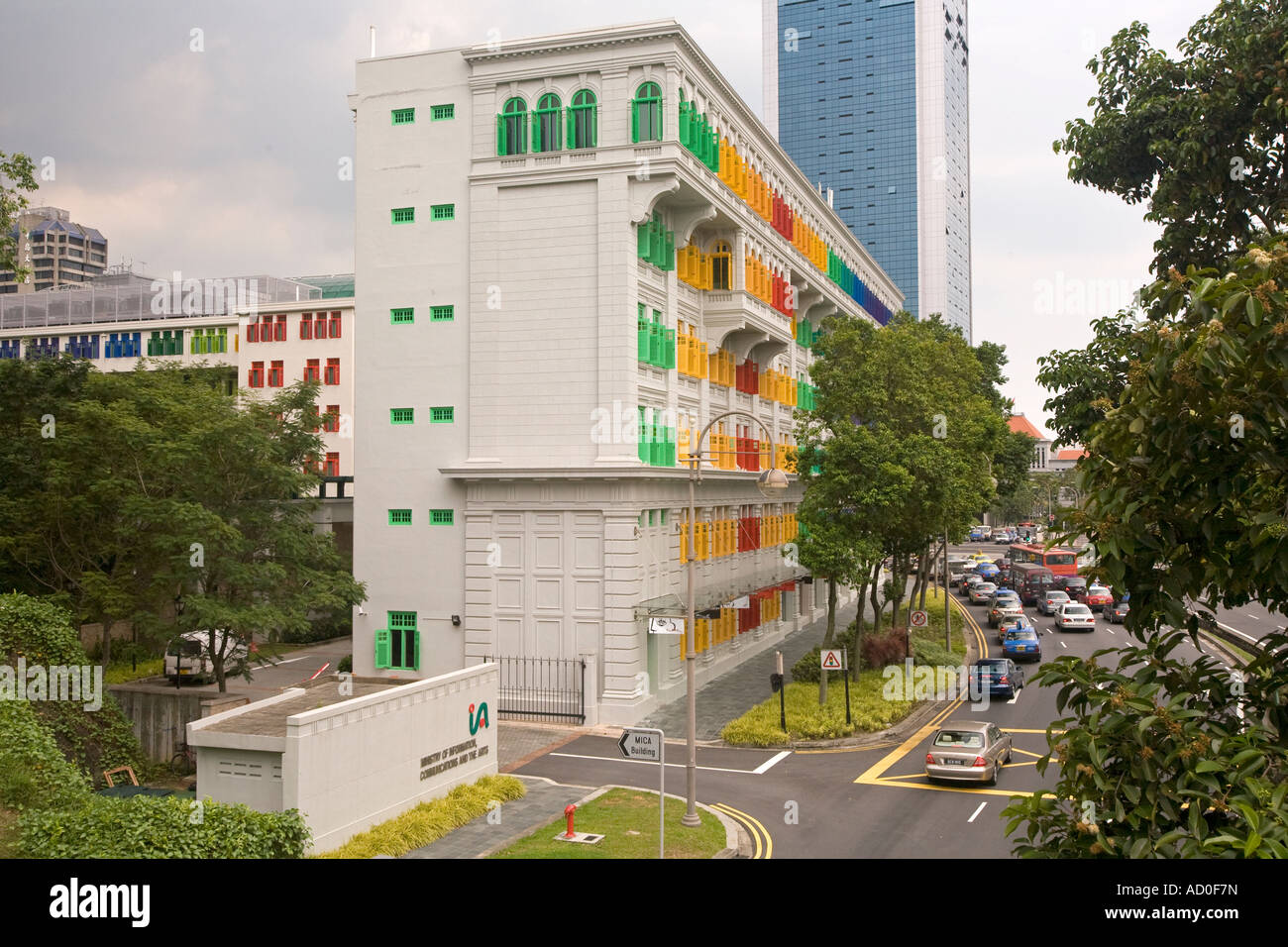 Government Offices Singapore Asia Stock Photo - Alamy