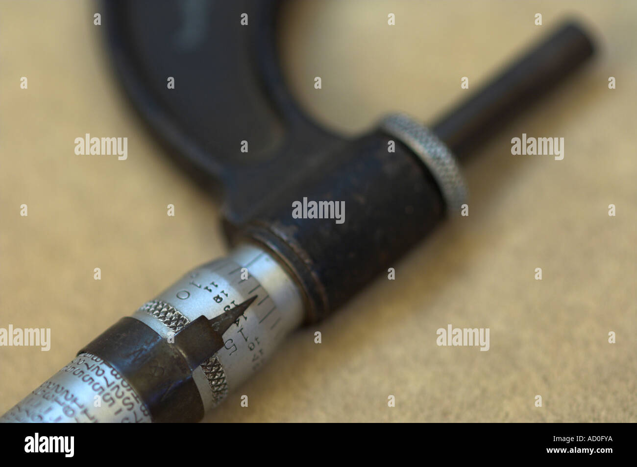 Micrometer measuring calipers Stock Photo - Alamy