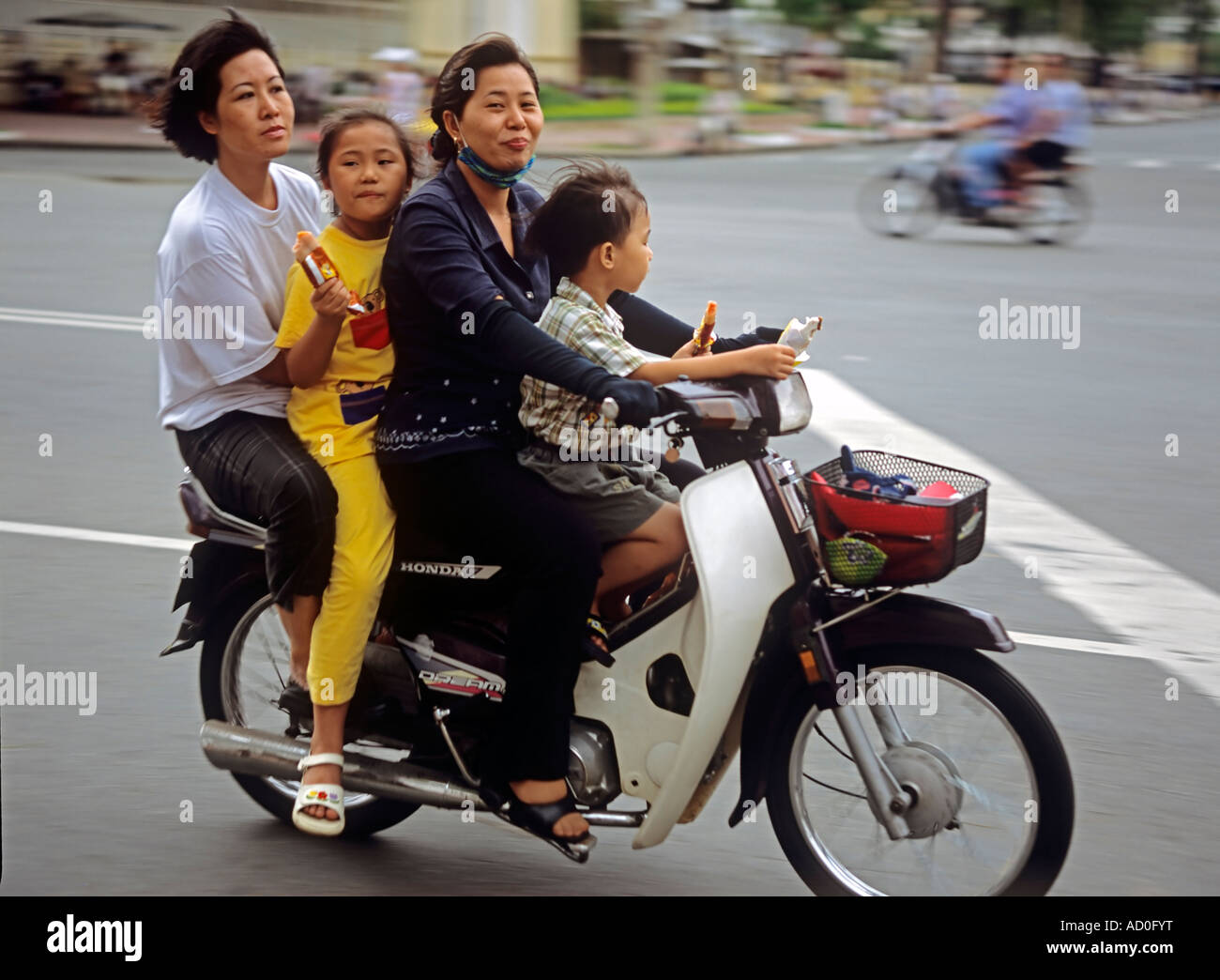Four family rider hi-res stock photography and images - Alamy