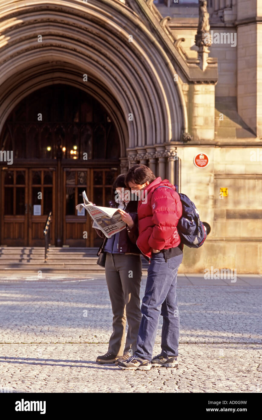 Manchester city centre map hi-res stock photography and images - Alamy