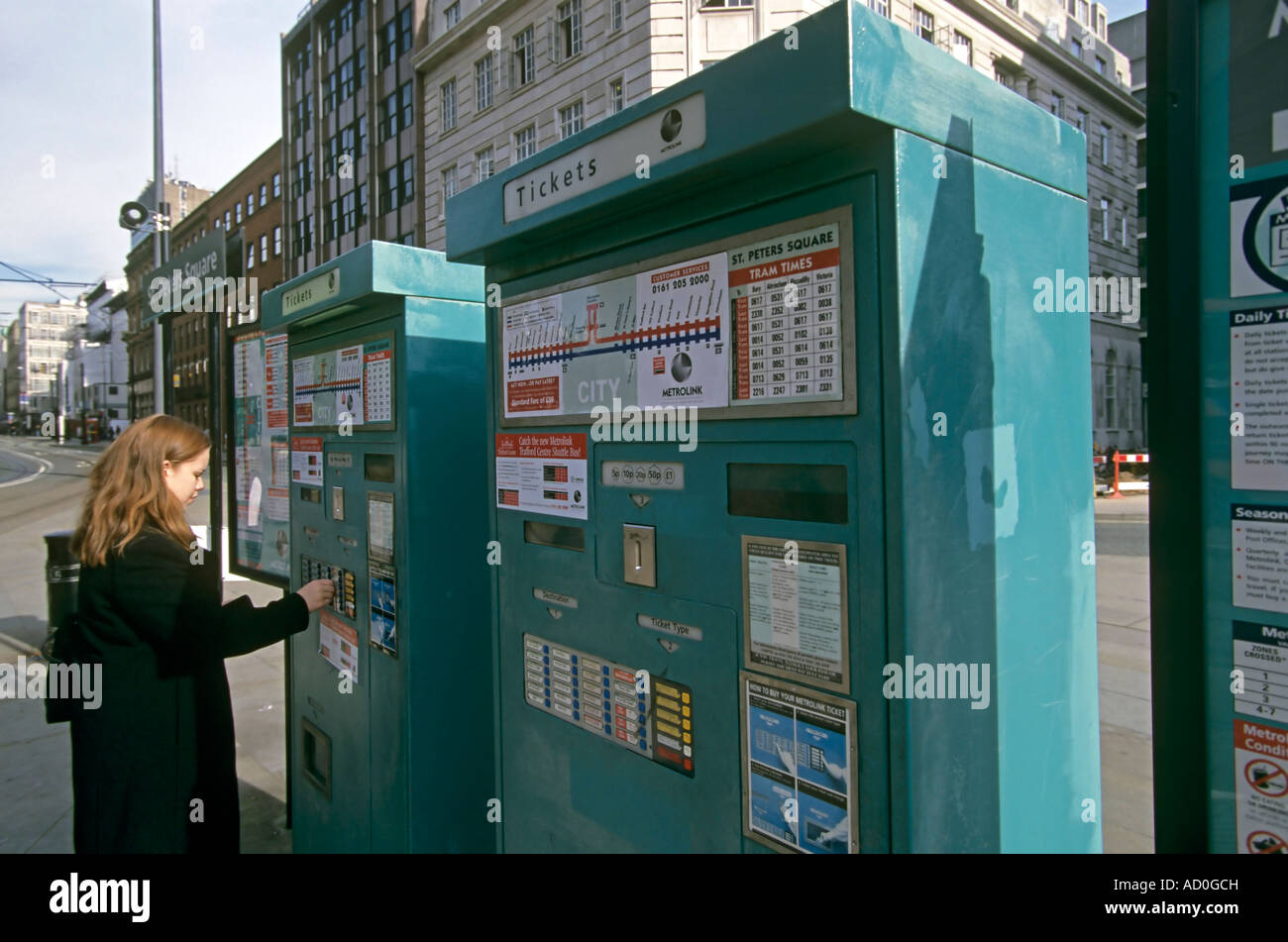 Manchester metrolink ticket machine hi-res stock photography and images ...