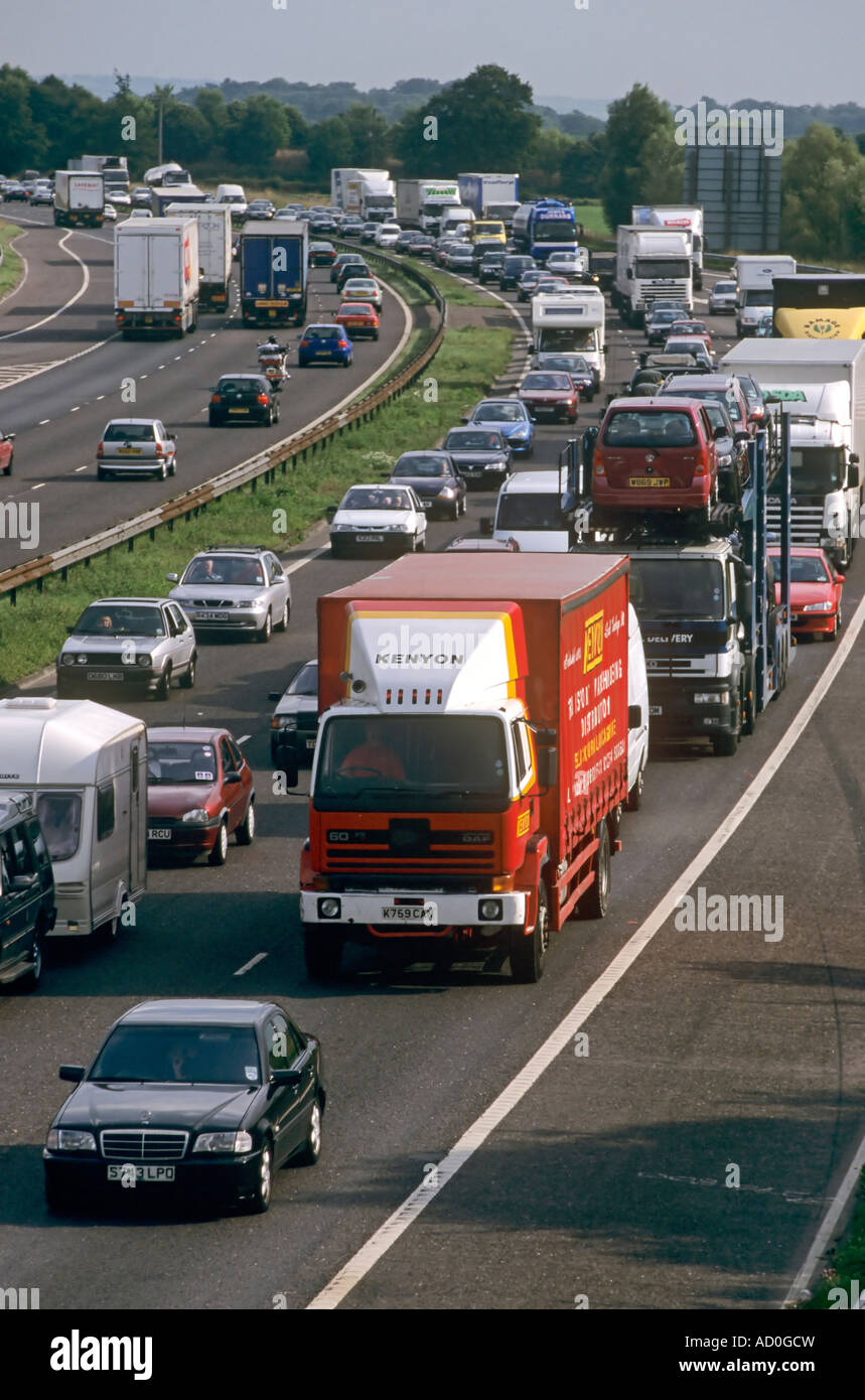 M6 motorway hgv hi-res stock photography and images - Alamy