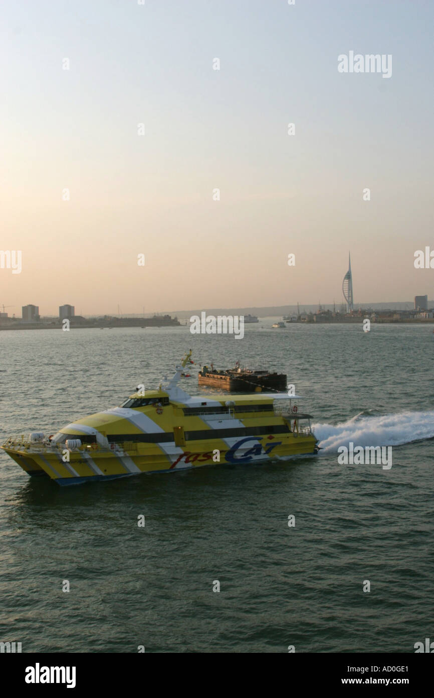 Fast cat ferry portsmouth hi-res stock photography and images - Alamy