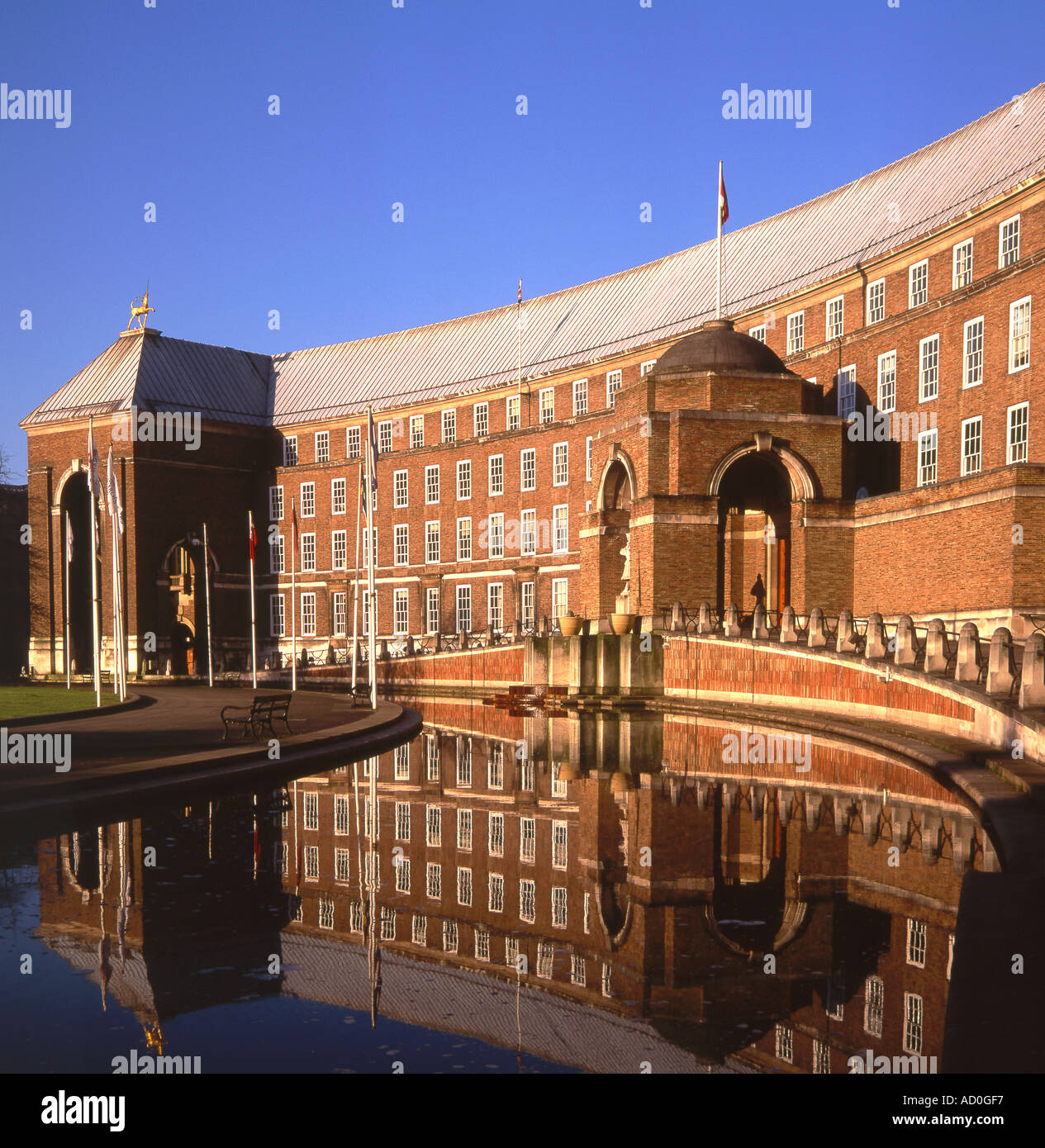Bristol Council Offices in Early Morning Park Street Bristol UK Stock ...