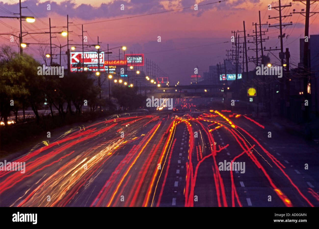 Traffic jam Manila Philippines Stock Photo - Alamy