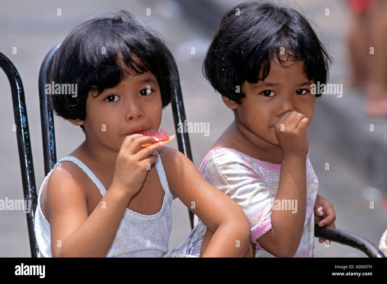 Double child pose hi-res stock photography and images - Alamy