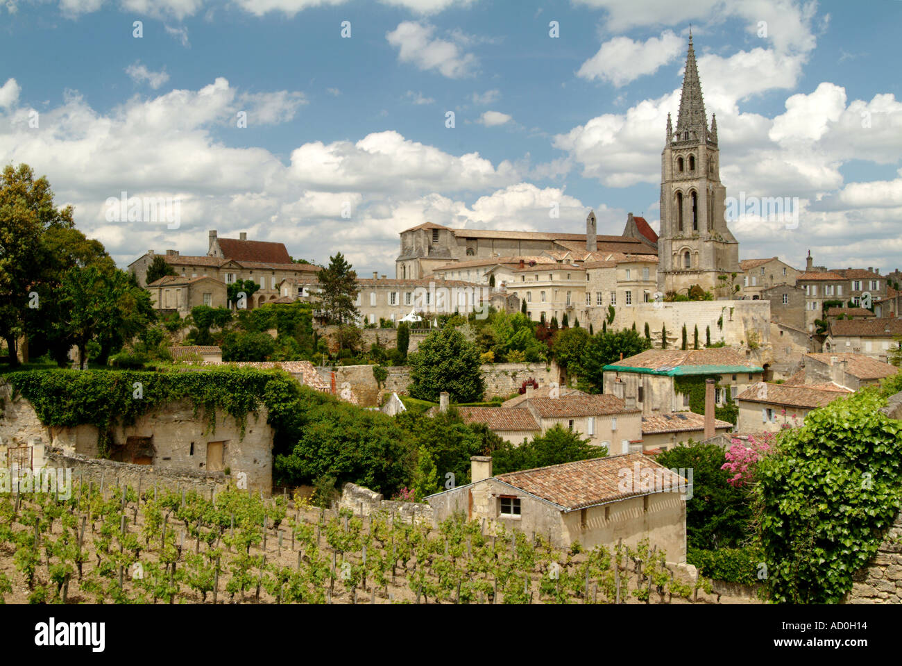 Town of St Emilion France Stock Photo - Alamy