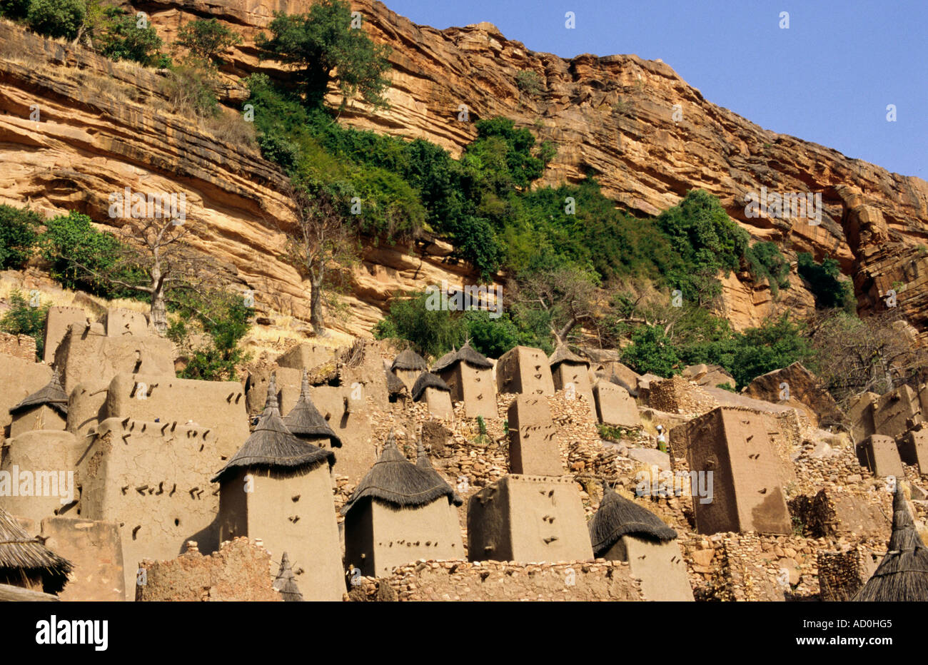 Dogon village - Banani, Pays Dogon, MALI Stock Photo: 7579844 - Alamy