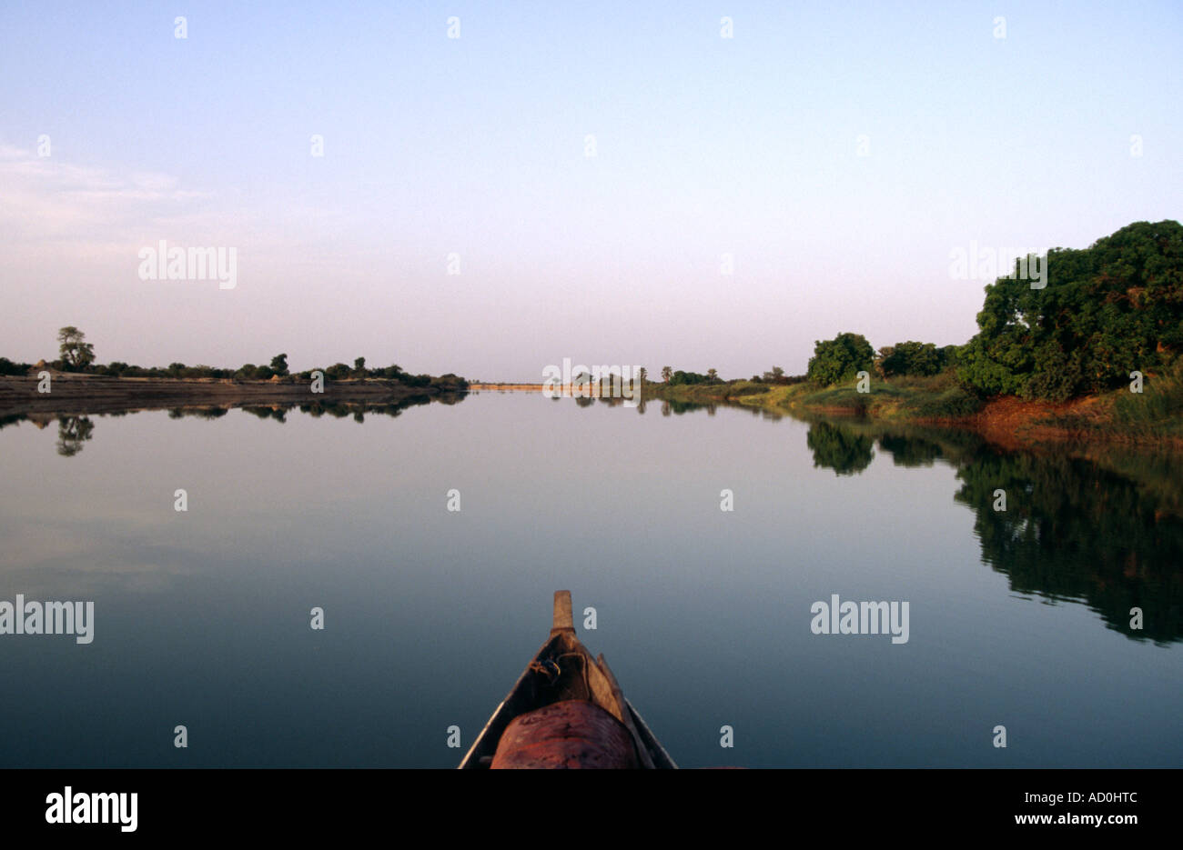 Boat ride - Niger River, MALI Stock Photo - Alamy