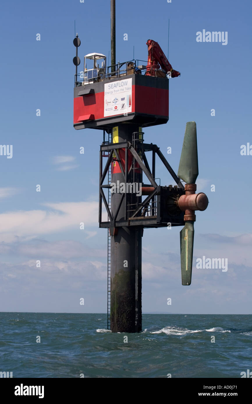 Seaflow marine current turbine offshore hi-res stock photography and ...