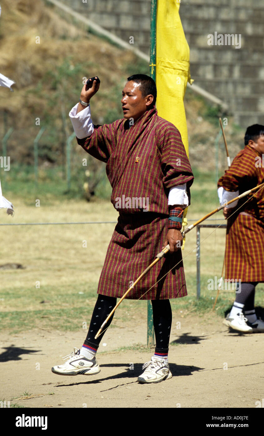 Archery judge Thimpu Bhutan Stock Photo - Alamy