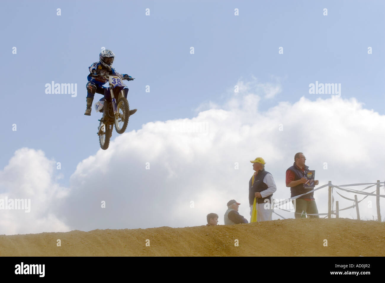 Motorbike in mid air hi-res stock photography and images - Alamy