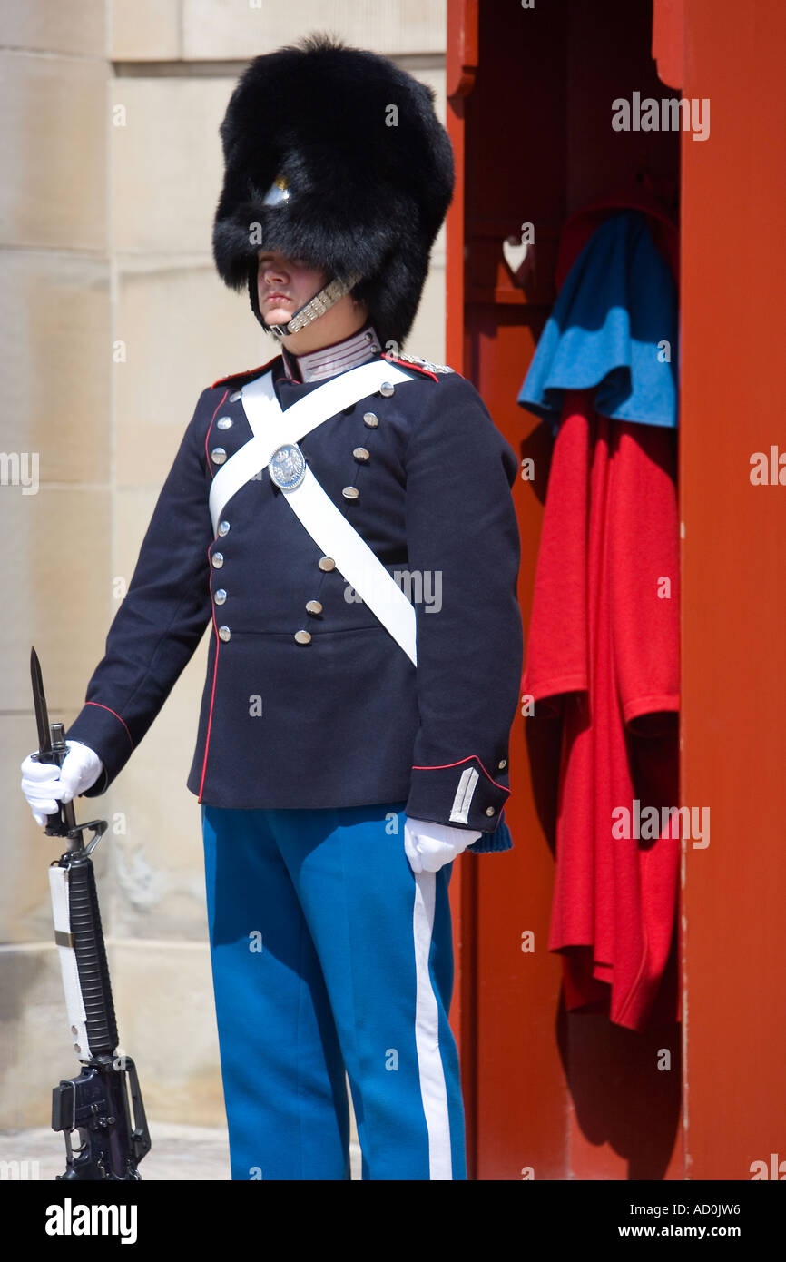 The danish Royal Life Guards Stock Photo - Alamy