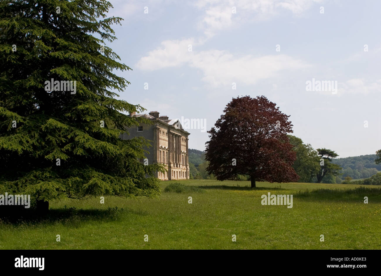 Stately home of classical palladium architecture divided into apartment ...