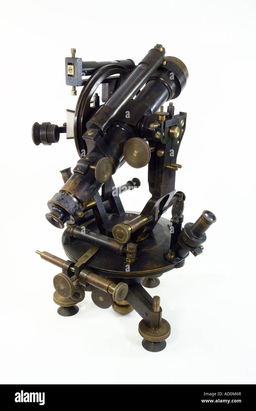 Theodolite Cut Out Stock Images & Pictures - Alamy