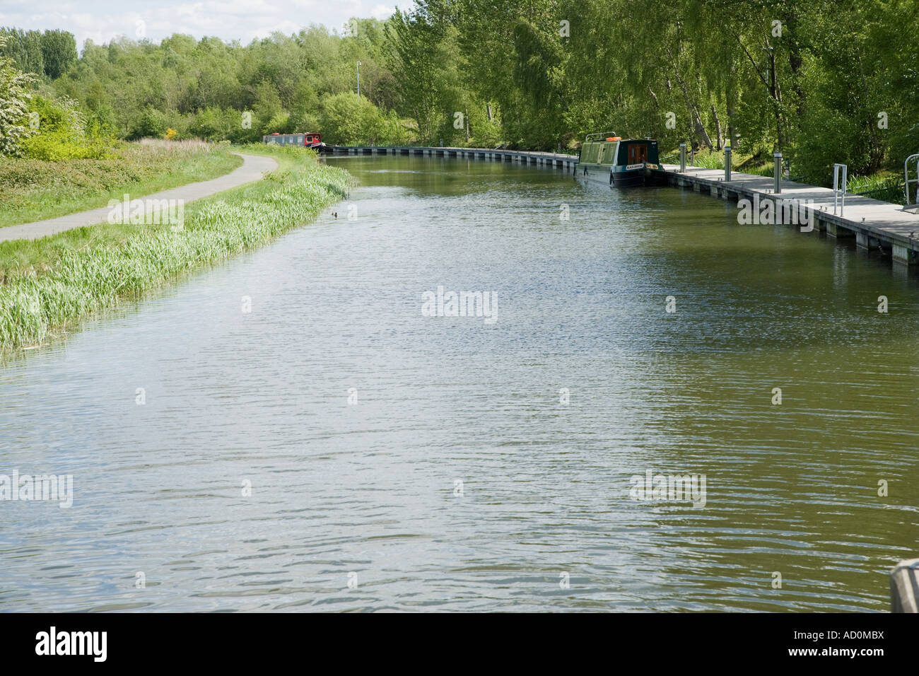 A Scottish canal at Falkirk Stock Photo - Alamy