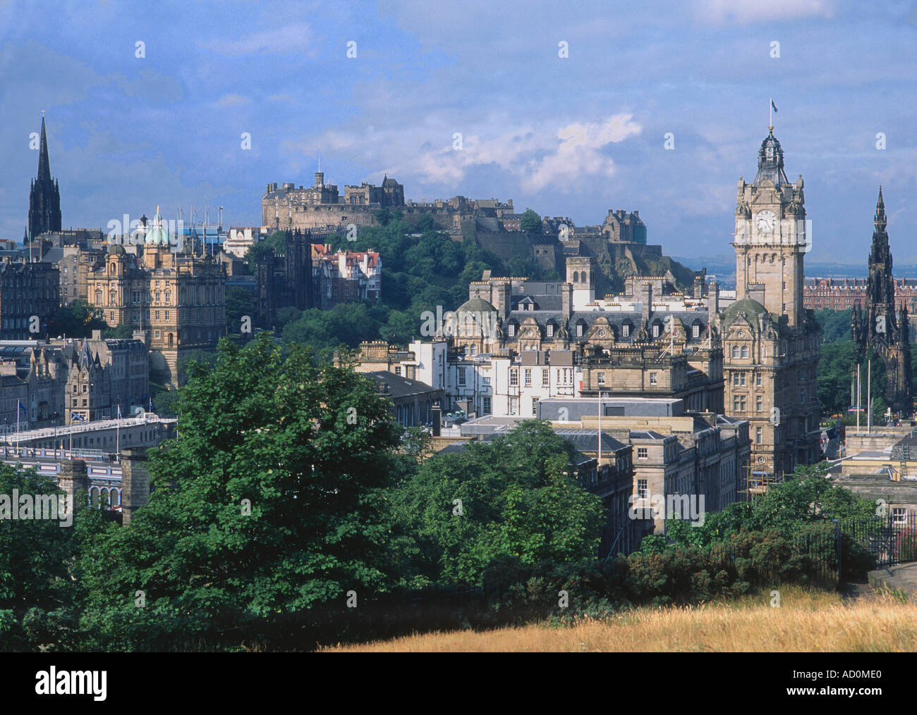 Edinburgh Scotland from Carlton Hill Stock Photo - Alamy