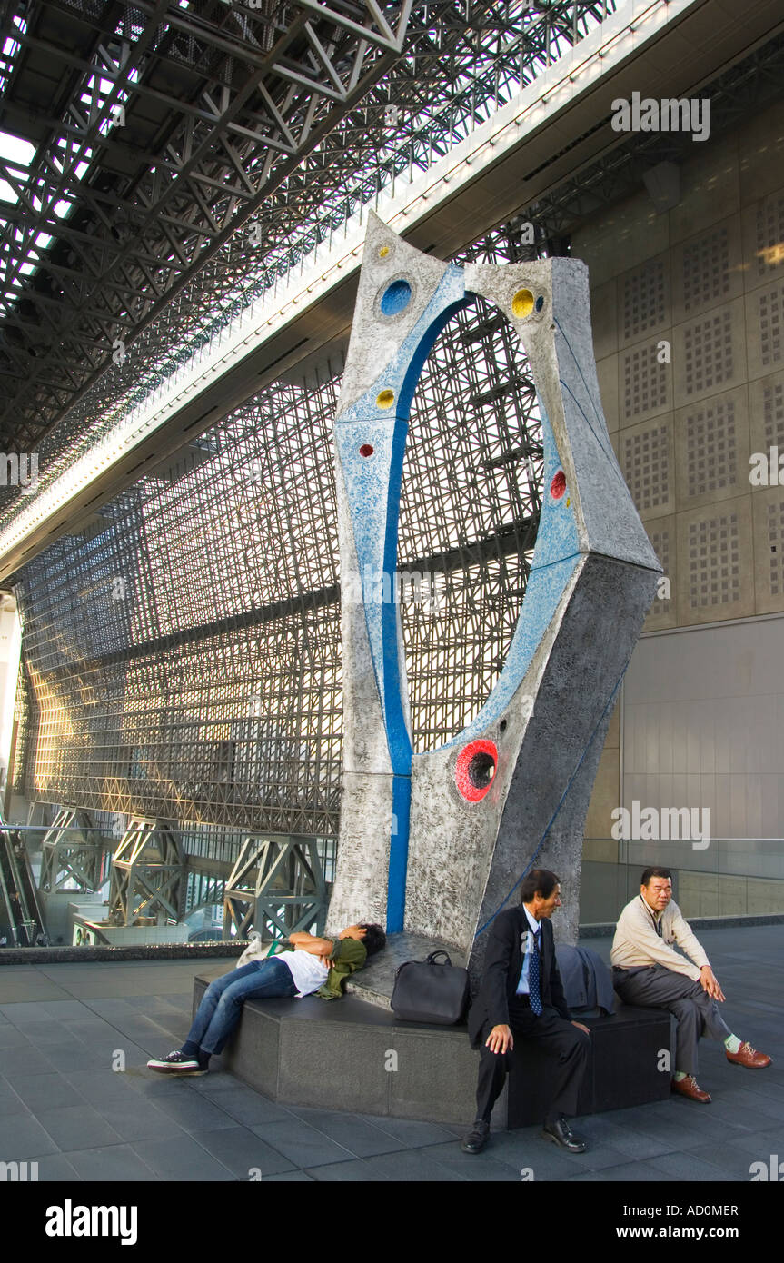 Japan Honshu Island Kyoto City Kyoto Station Art Installation Stock ...