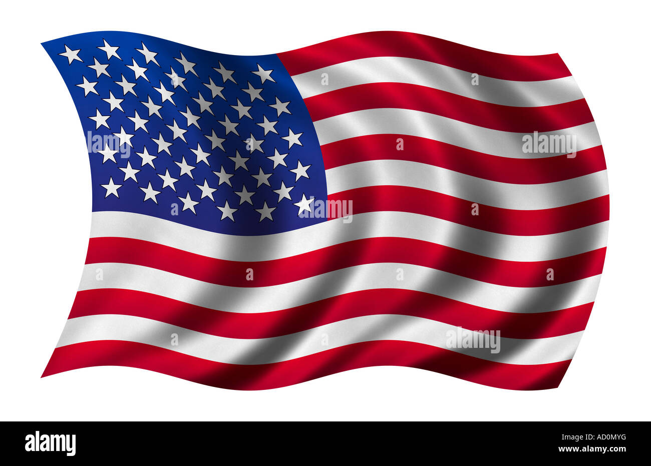 Patriotic flag power us Cut Out Stock Images & Pictures - Alamy