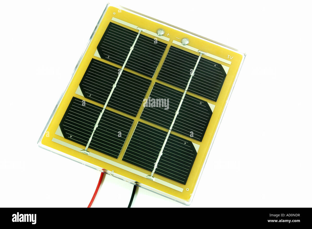 solar cell to changing the solar energy into electric energy Stock ...