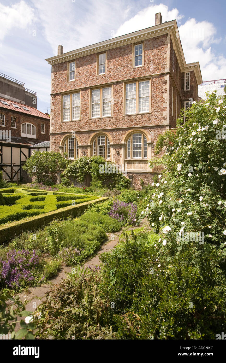 England Bristol West End Park Row Red Lodge from the Tudor knot garden ...