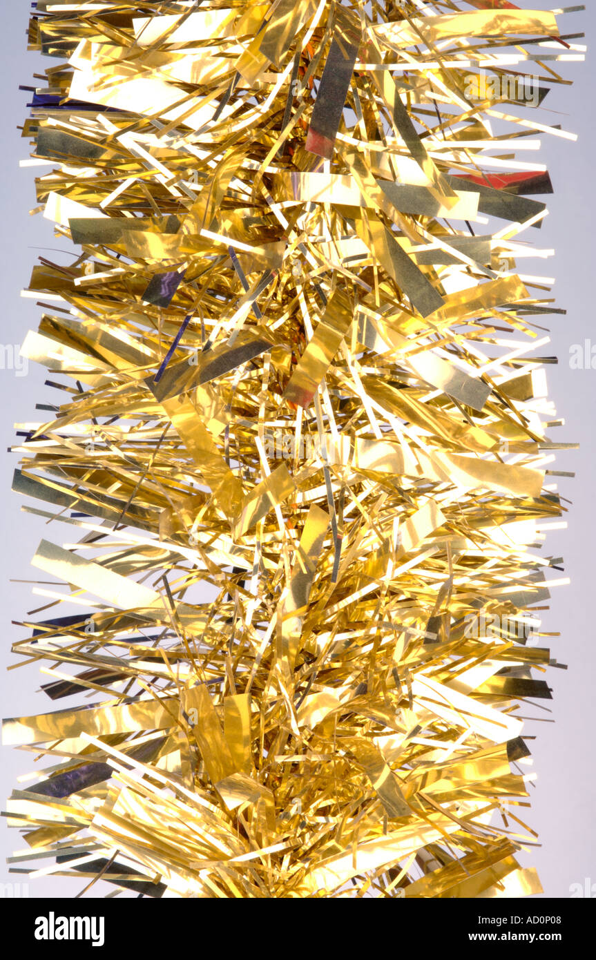 Tinsel gold hi-res stock photography and images - Alamy