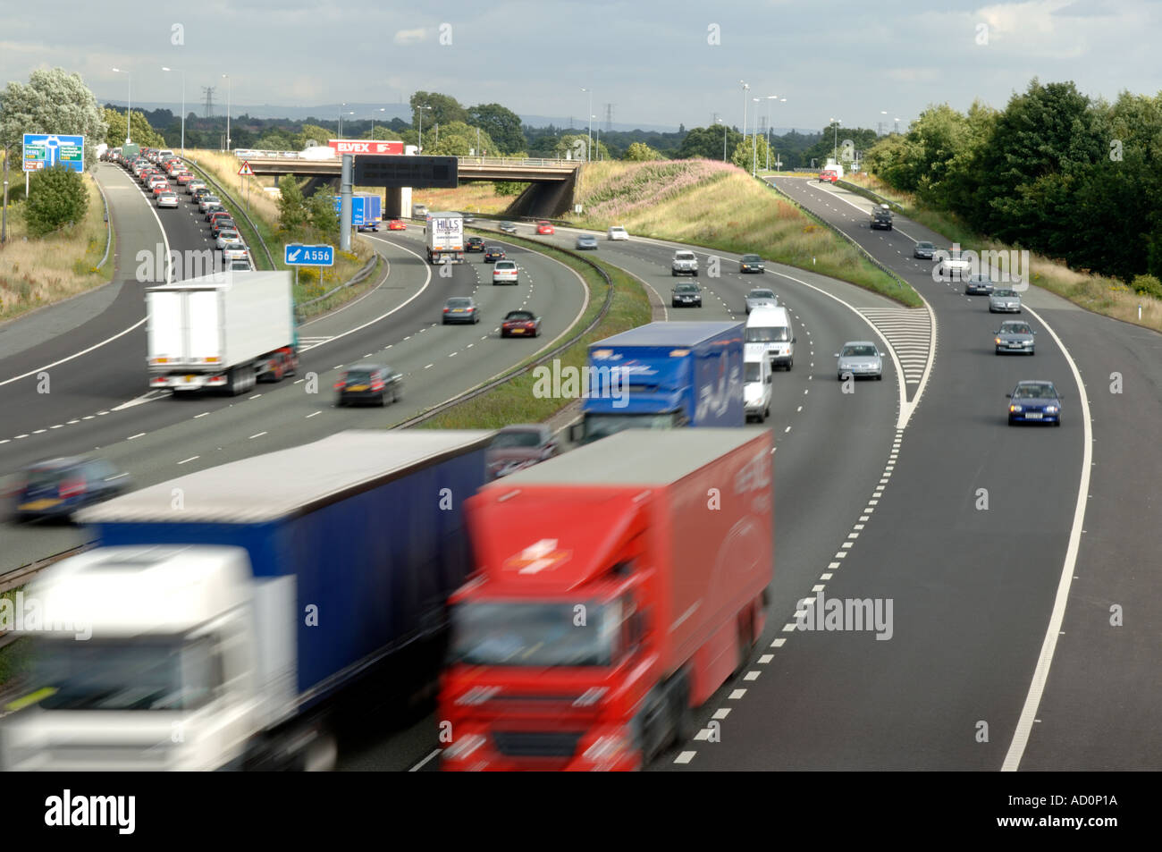 Lorry motorway hi-res stock photography and images - Alamy