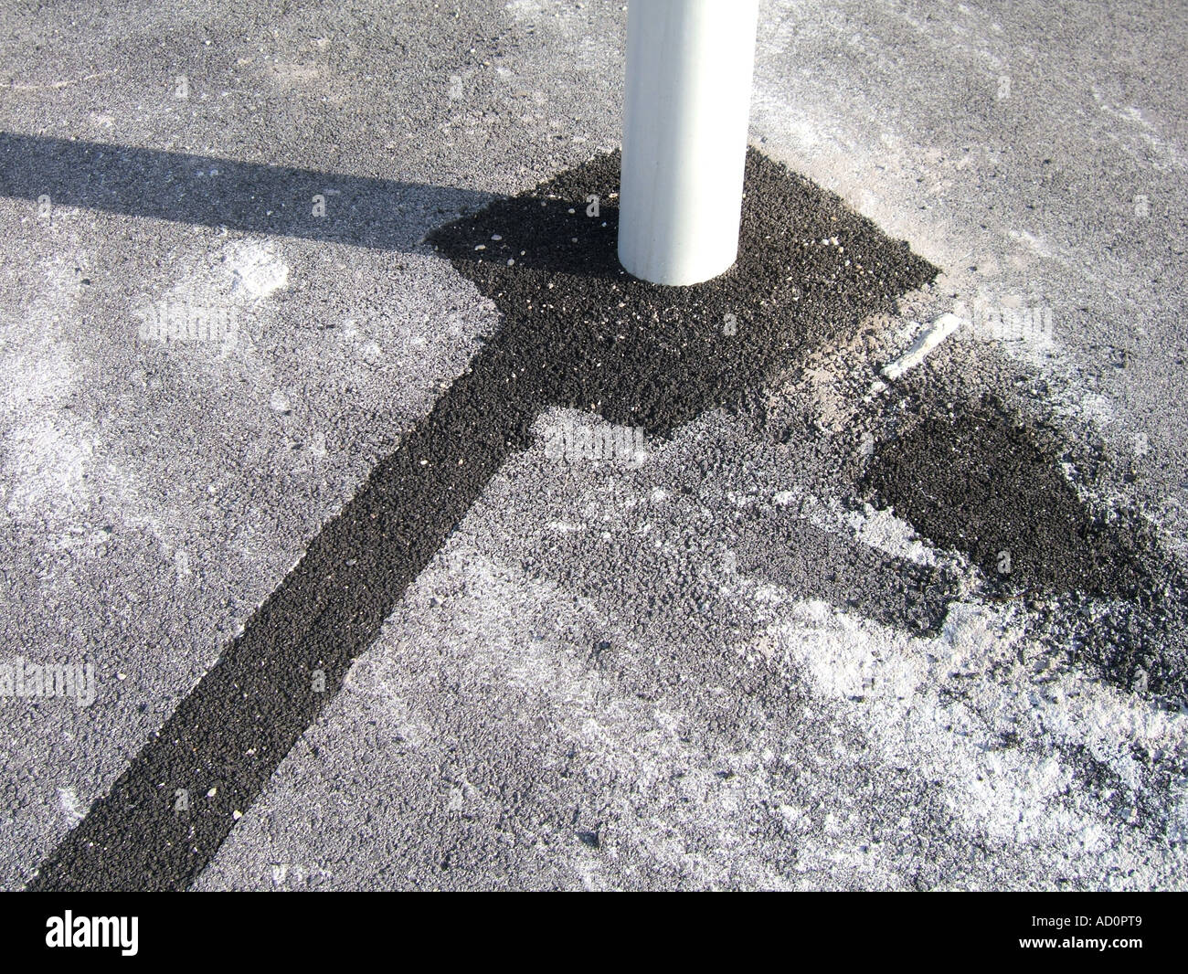 new street lamp post installed Stock Photo - Alamy
