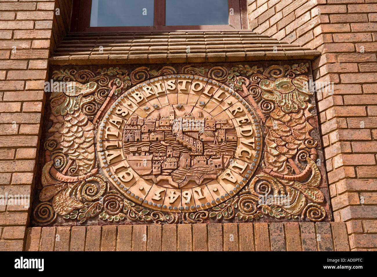 England Bristol Old City Broad Quay House tiled decoration by Philippa ...