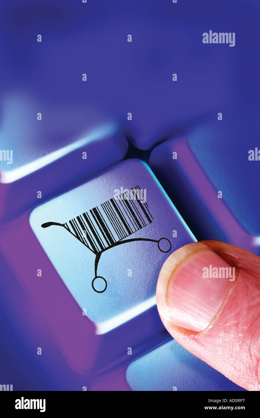 Shopping trolly barcode hi-res stock photography and images - Alamy